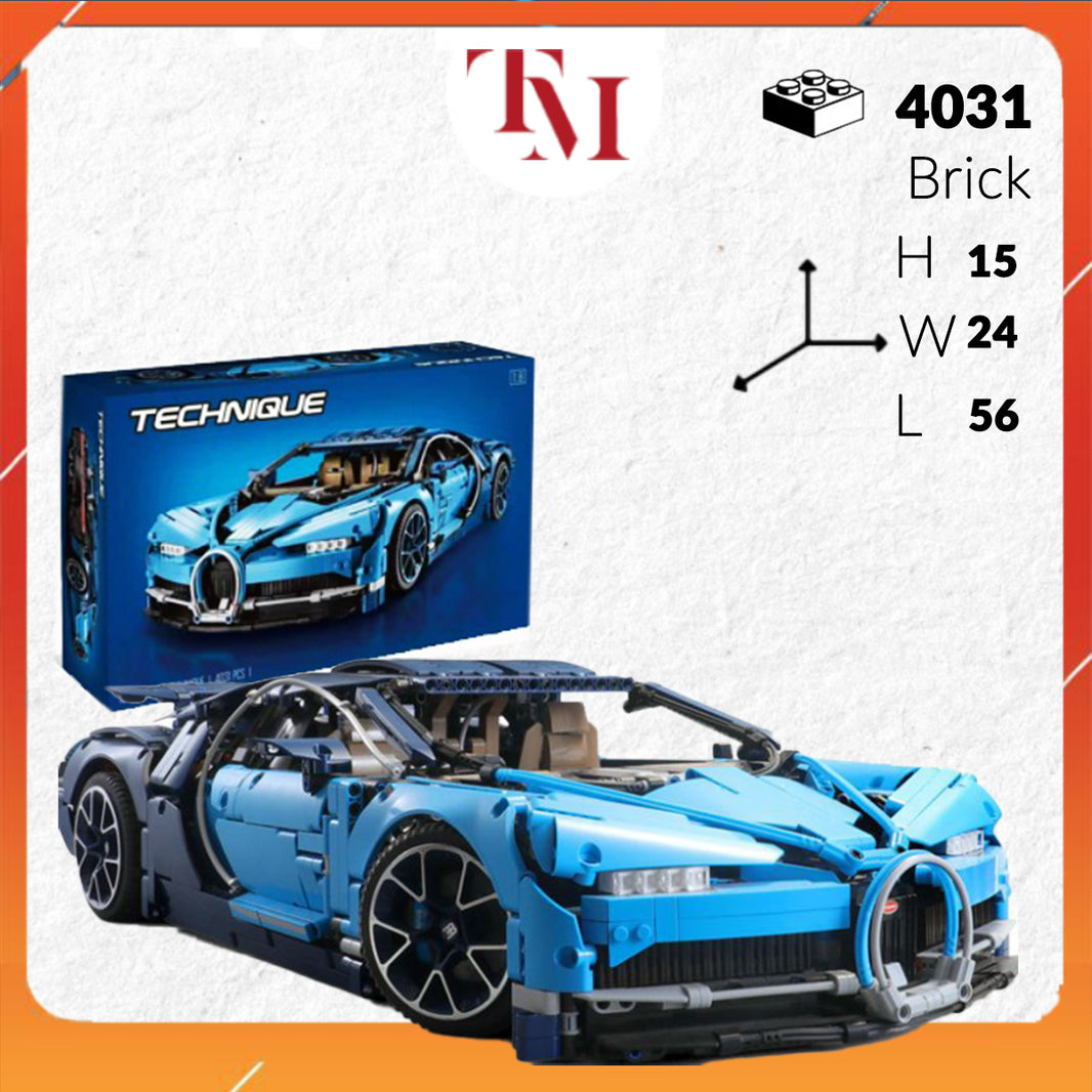 Mô hình TECHNIC siêu xe Technic Bugatti Chiron 42083 Tỉ lệ 1:8 4031 PC ...